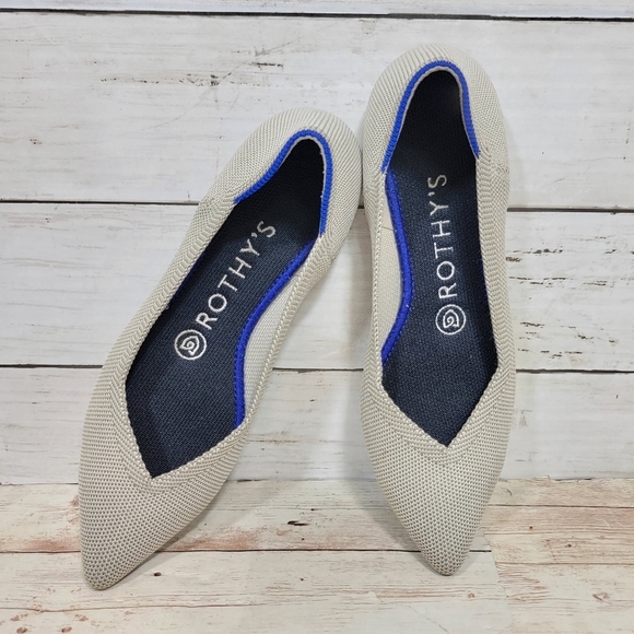 Rothy's | Shoes | Rothys The Point Flats In Birdseye Flax | Poshmark